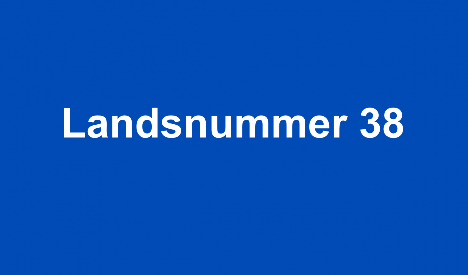Landsnummer +38 - Historisk betydelse och dagens användning